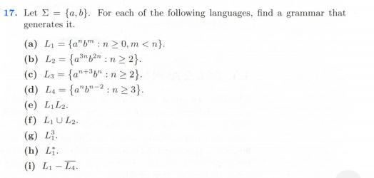 Solved Let sigma= {a, b}. For each of the following | Chegg.com