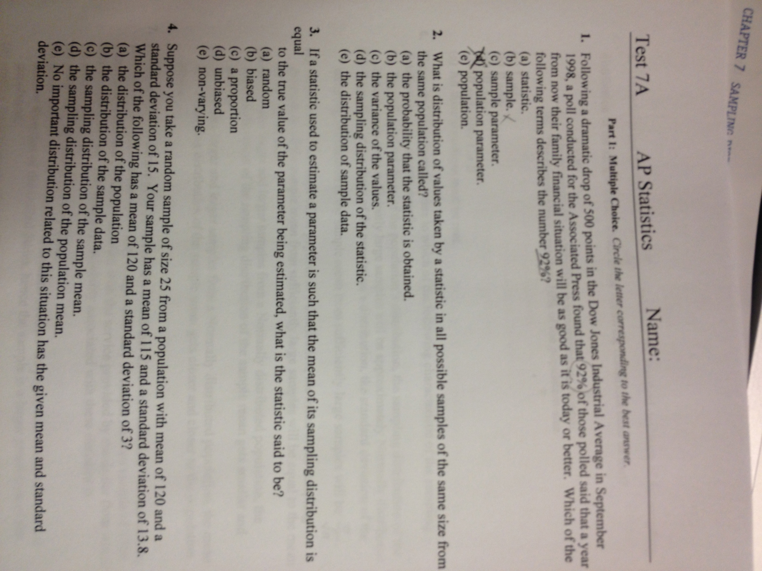 Solved Following a dramatic drop of 500 points in the Dow | Chegg.com