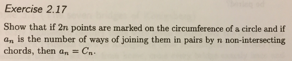 Solved Show that if 2n points are marked on the | Chegg.com