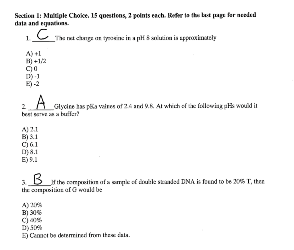 Solved Section 1: Multiple Choice. 15 questions, 2 points | Chegg.com