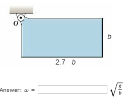 The uniform rectangular plate is released from rest | Chegg.com