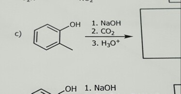 Solved て02H Cl CH3SH b) O2N NO2 OH 1. NaOH | Chegg.com