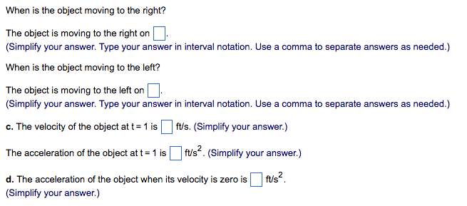 Solved Graph the velocity function. Choose the correct graph | Chegg.com