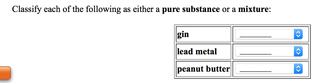 Solved Classify each of the following as either a pure | Chegg.com