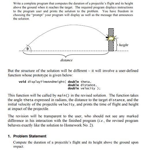 Solved Write a complete program that computes the duration | Chegg.com