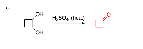 Solved C. OH OH H2SO4, (heat) | Chegg.com