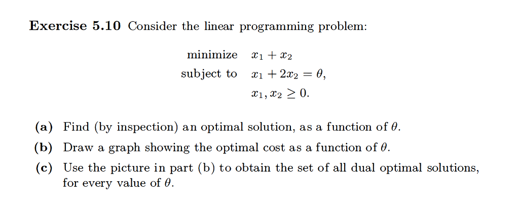 Solved Consider The Linear Programming Problem Minimize