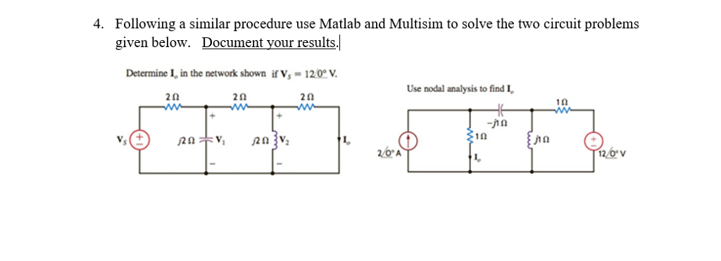 Solved Following a similar procedure use Matlab and Multisim | Chegg.com