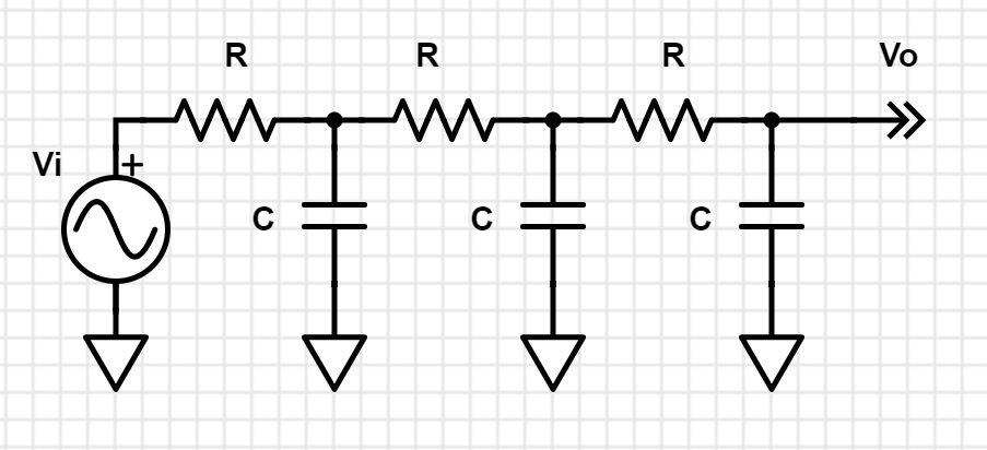 Solved Given: For the multi-pole low-pass filter circuit | Chegg.com