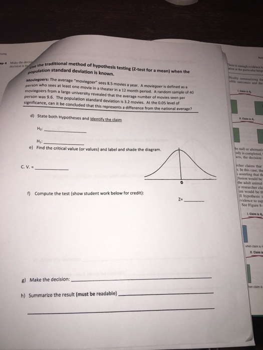 Solved Use the traditional method of hypothesis testing | Chegg.com