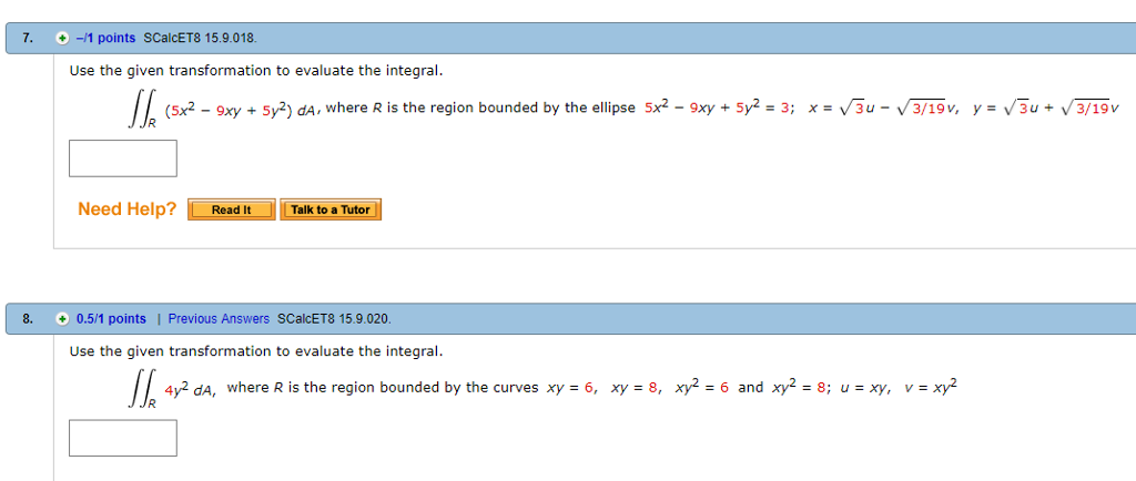 Solved 7. -1 points SCalcET8 15.9.018. Use the given | Chegg.com