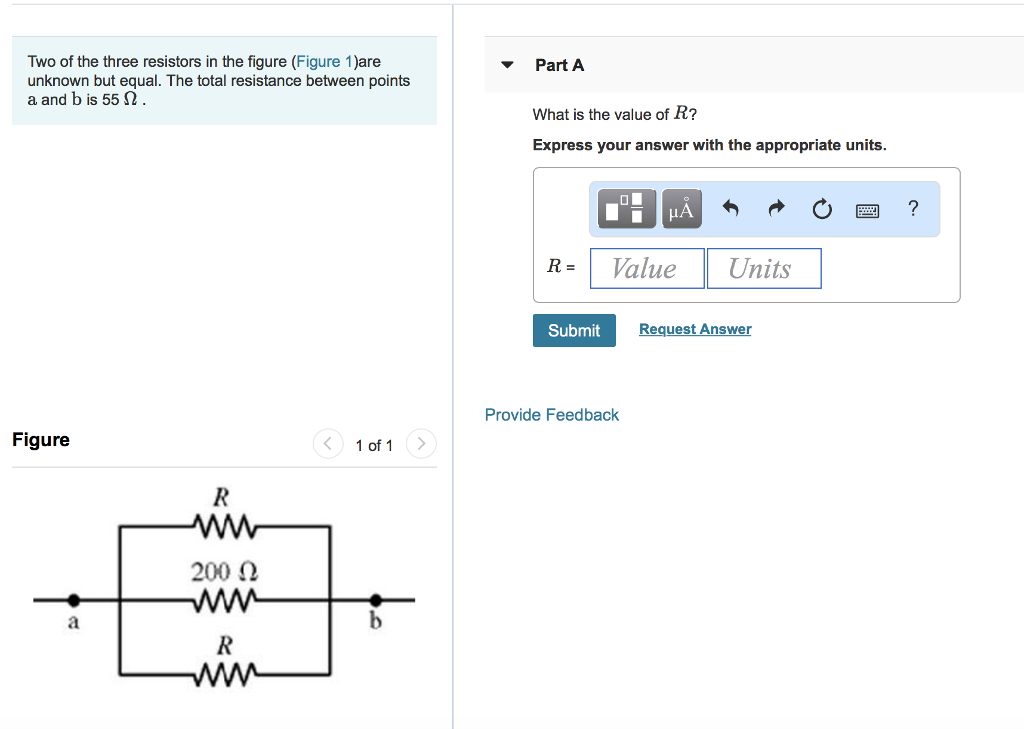 Solved Two Of The Three Resistors In The Figure Figure