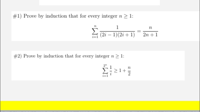 Solved Prove by induction that for every integer n | Chegg.com