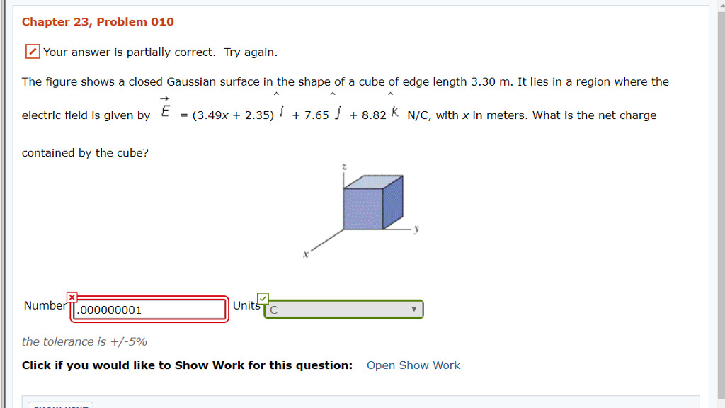 Solved he figure below shows a closed Gaussian surface in | Chegg.com