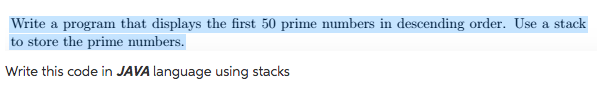 Solved Write A Program That Displays The First 50 Prime Chegg solved-write-a-program-that-displays-the-first-50-prime-chegg