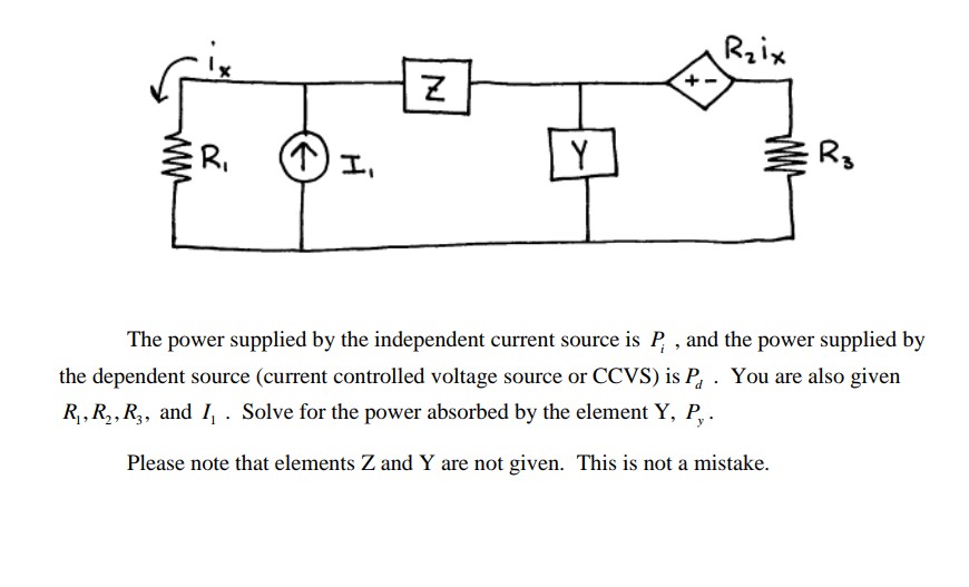 Solved 21x 3 The power supplied by the independent current | Chegg.com