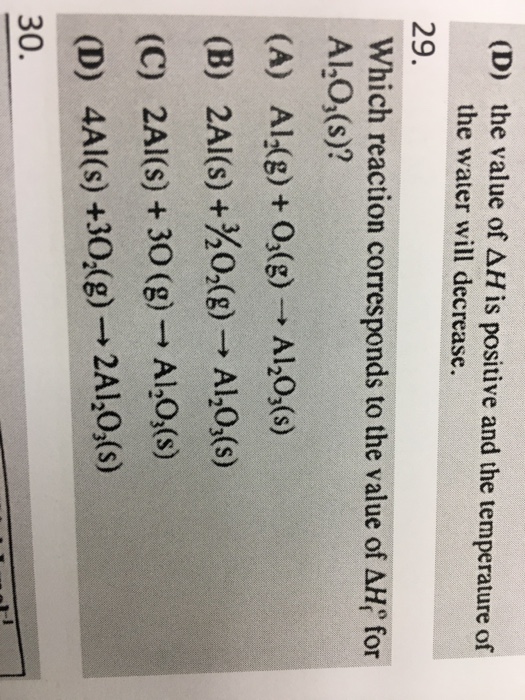 Solved The value of delta H is positive and the temperature | Chegg.com