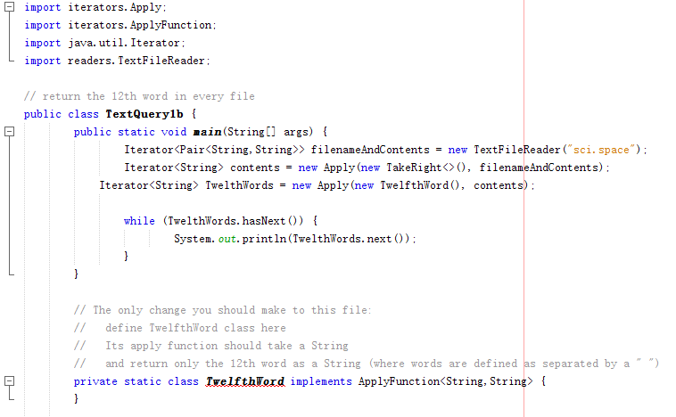Java homework, please help! (Query processor using | Chegg.com
