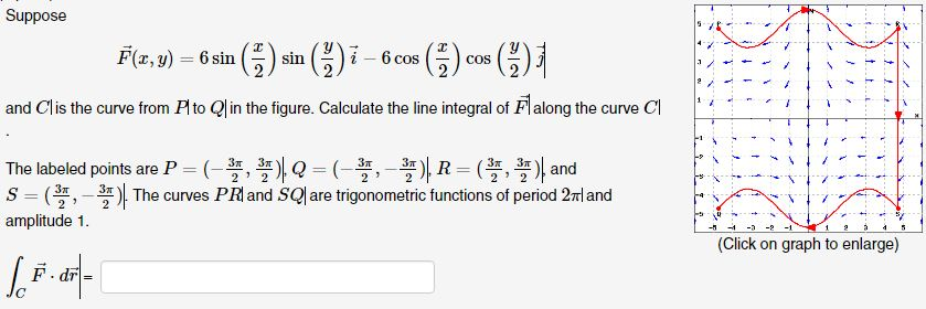 Solved Suppose F (x,y)=6sin(x/2)sin(y/2)i | Chegg.com