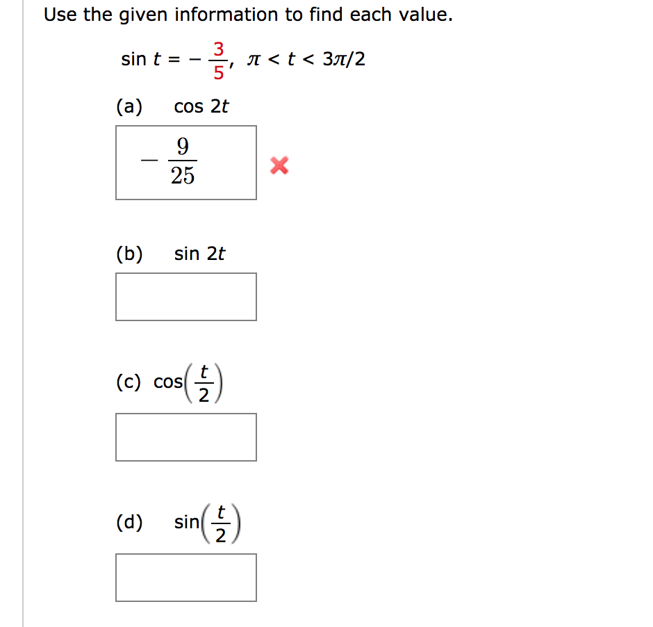 Solved Use The Given Information To Find Each Value 3 5 a Chegg solved-use-the-given-information-to-find-each-value-3-5-a-chegg