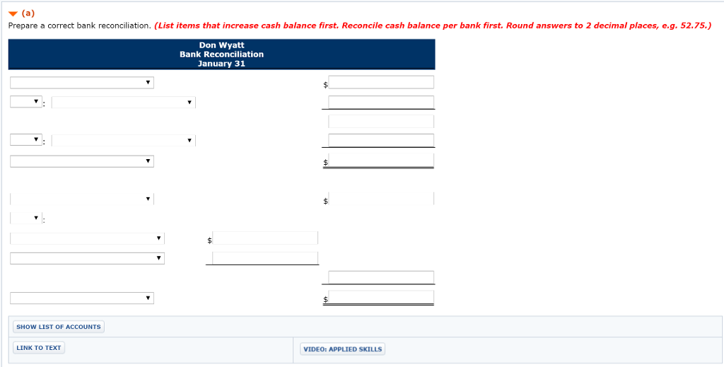 Solved Exercise 7-9 (Part Level Submission) Don Wyatt is | Chegg.com