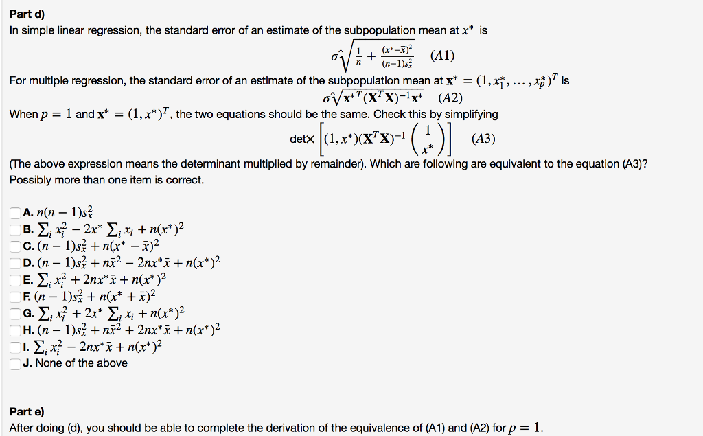 Solved Consider simple linear regression with n pairs of | Chegg.com