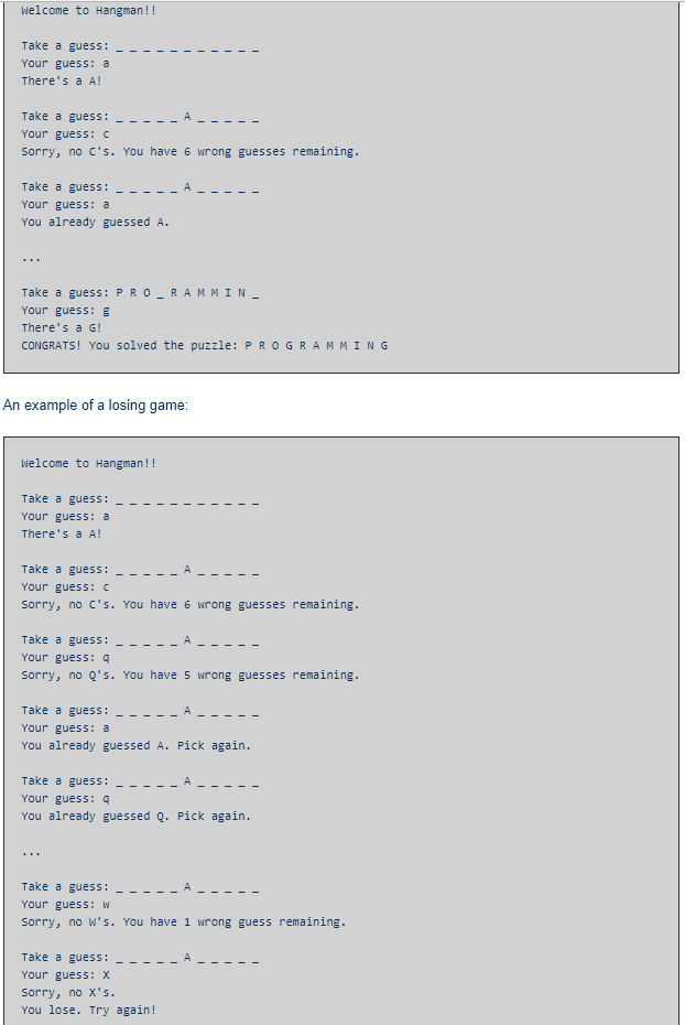 Solved This assignment exercises your ability to use | Chegg.com