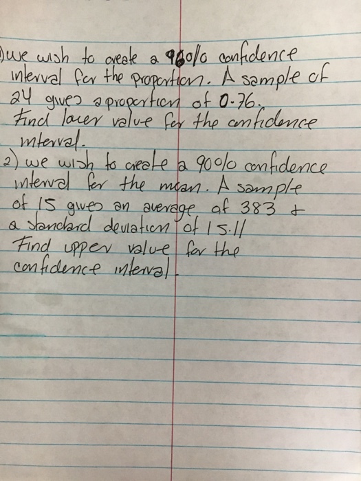 Solved We wish to oracle a 96% confidence interval for the | Chegg.com