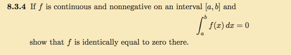 Solved If f is continuous and nonnegative on an interval [a, | Chegg.com