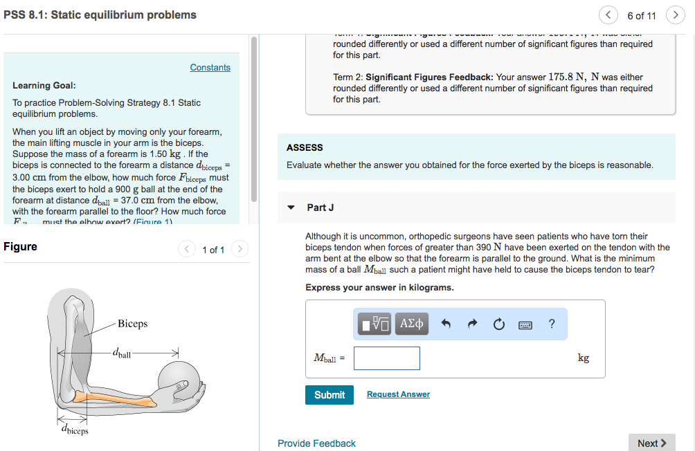 Solved PSS 8.1: Static equilibrium problems 6 of 11 > | Chegg.com
