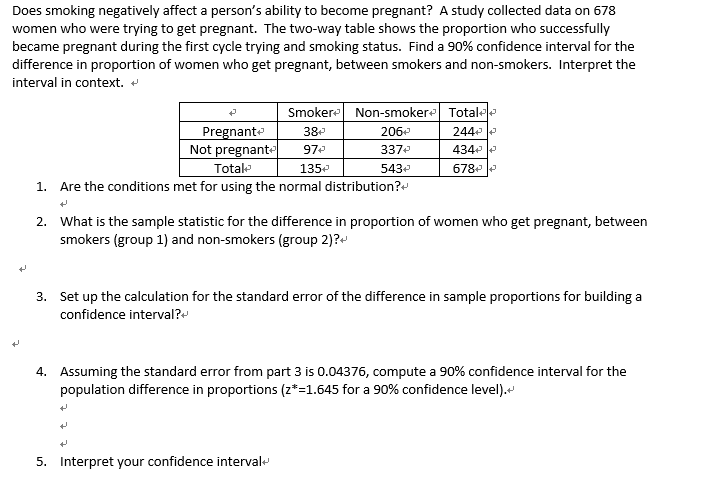 Solved Does smoking negatively affect a person's ability to | Chegg.com