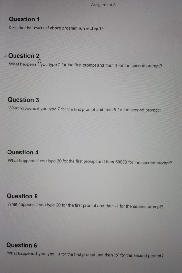 Solved STEP 1: Type (do not copy and paste) Program 1 into a | Chegg.com