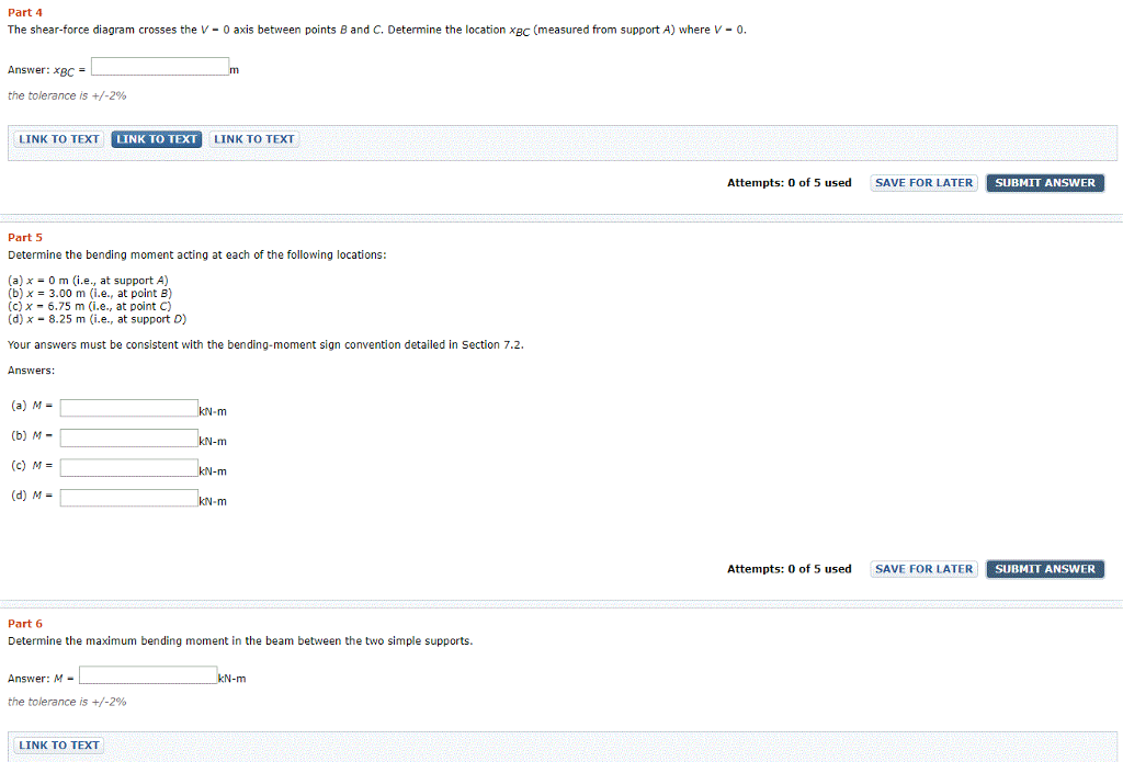 Solved Part 1 Use discontinuity functions to develop the | Chegg.com