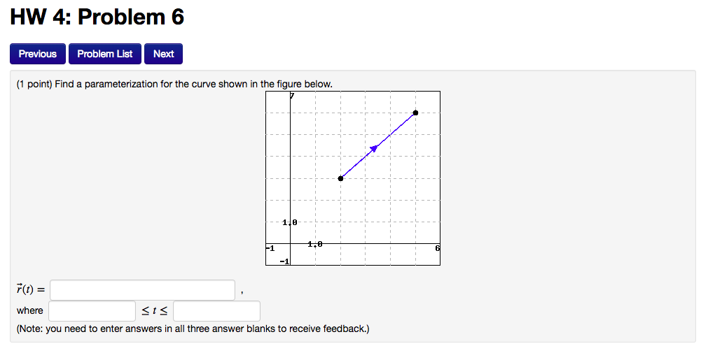 Solved HW 4: Problem 6 Previous Problem List Next (1 point) | Chegg.com