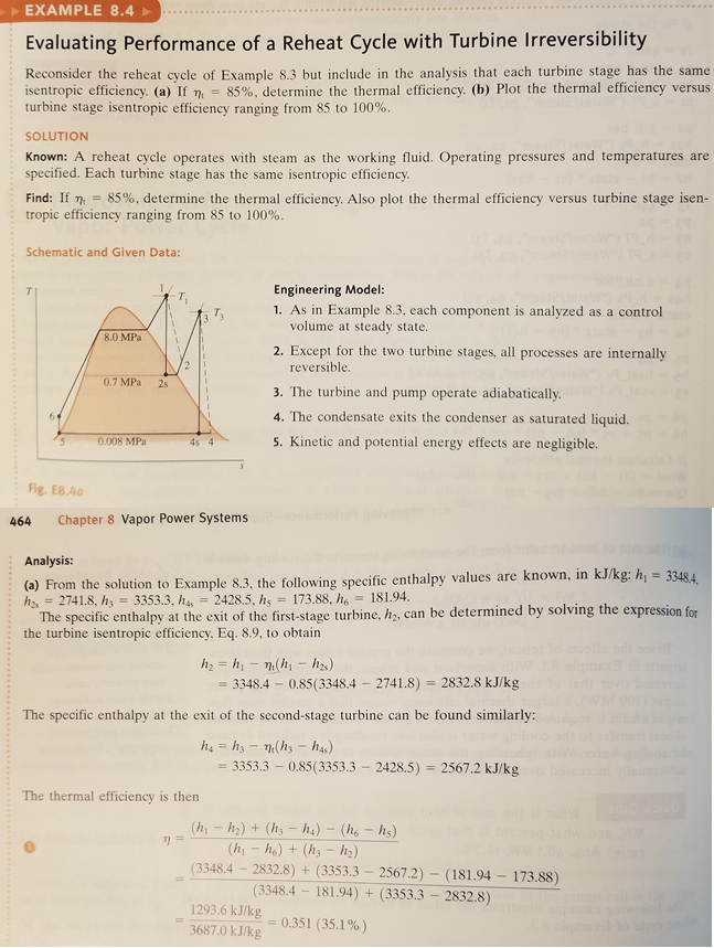 Solved 3. Repeat Example 8.4 on page 463 with the following | Chegg.com