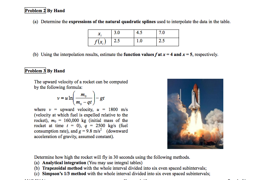 Solved Determine the expressions of the natural quadratic | Chegg.com