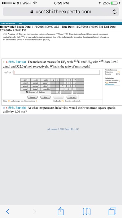 Solved There are two important isotopes of uranium^265 U | Chegg.com