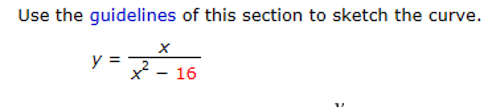 Solved Use the guidelines of this section to sketch the | Chegg.com