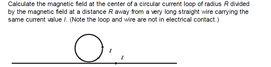 Solved Calculate the magnetic field at the center of a | Chegg.com