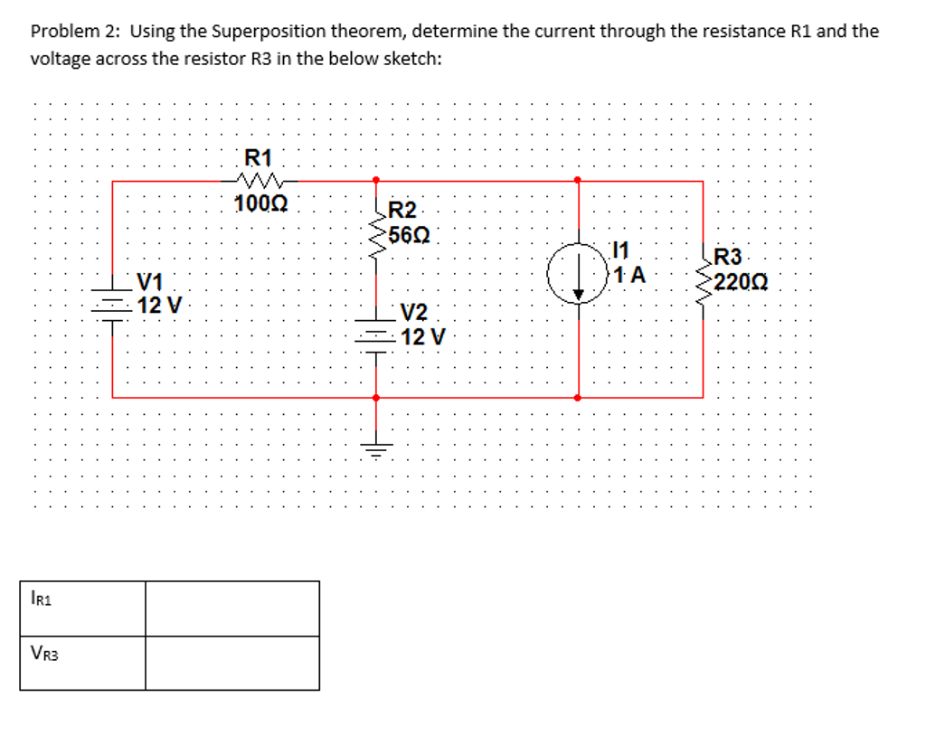 Solved Using The Superposition Theorem Determine The