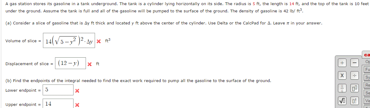 Solved A gas station stores its gasoline in a tank | Chegg.com