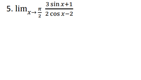 Solved Evaluate the following limits: lim_x rightarrow pi/2 | Chegg.com