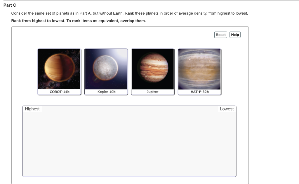 Solved Consider the same set of planets as in Part A, but | Chegg.com