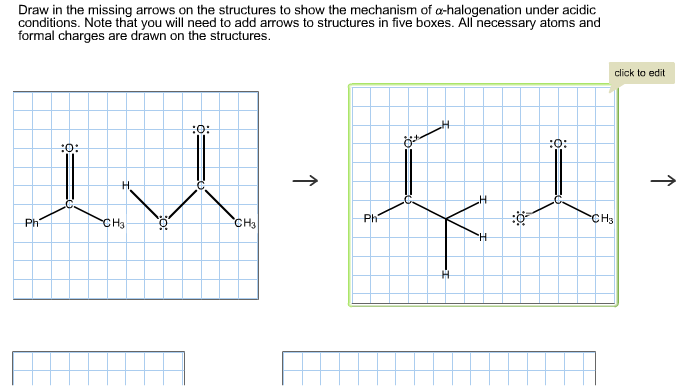 Solved Draw in the missing arrows on the structures to show | Chegg.com