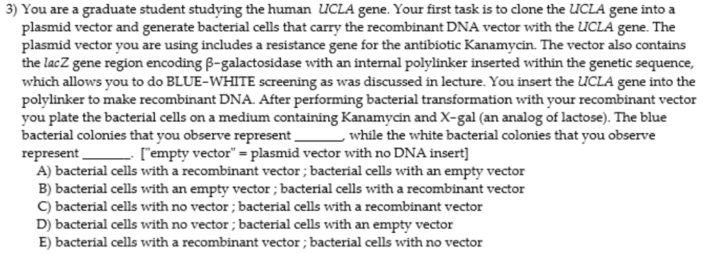 Solved 1. A polylinker (also known as a multiple cloning | Chegg.com