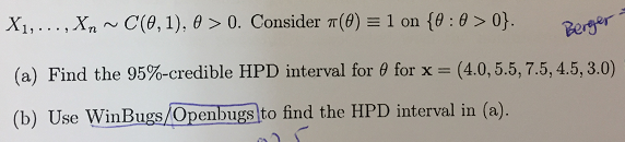 Solved Xi,..., Xn C(0,1), 0. Consider T (6) E 1 on 10 0. r | Chegg.com