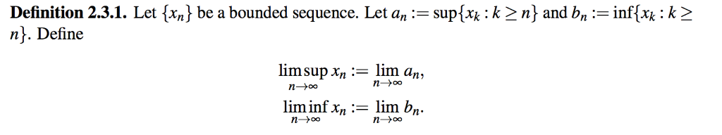 Solved Exercise 2.3.1: Suppose txn is a bounded sequence. | Chegg.com