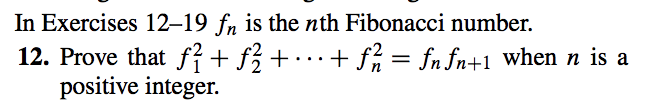 Solved In Exercises 12-19 fn is the nth Fibonacci number. | Chegg.com