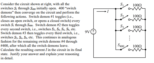 Solved Consider the circuit shown at right, with all the | Chegg.com