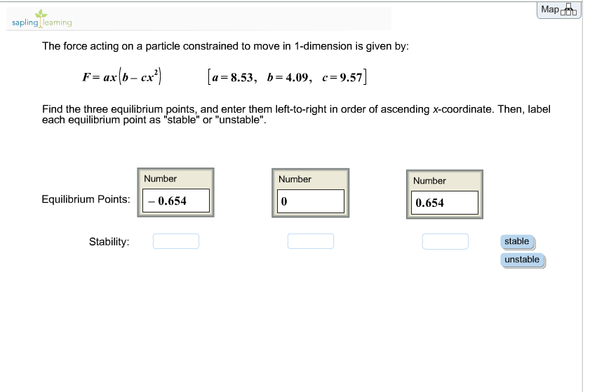 Solved The Force Acting On A Particle Constrained To Move